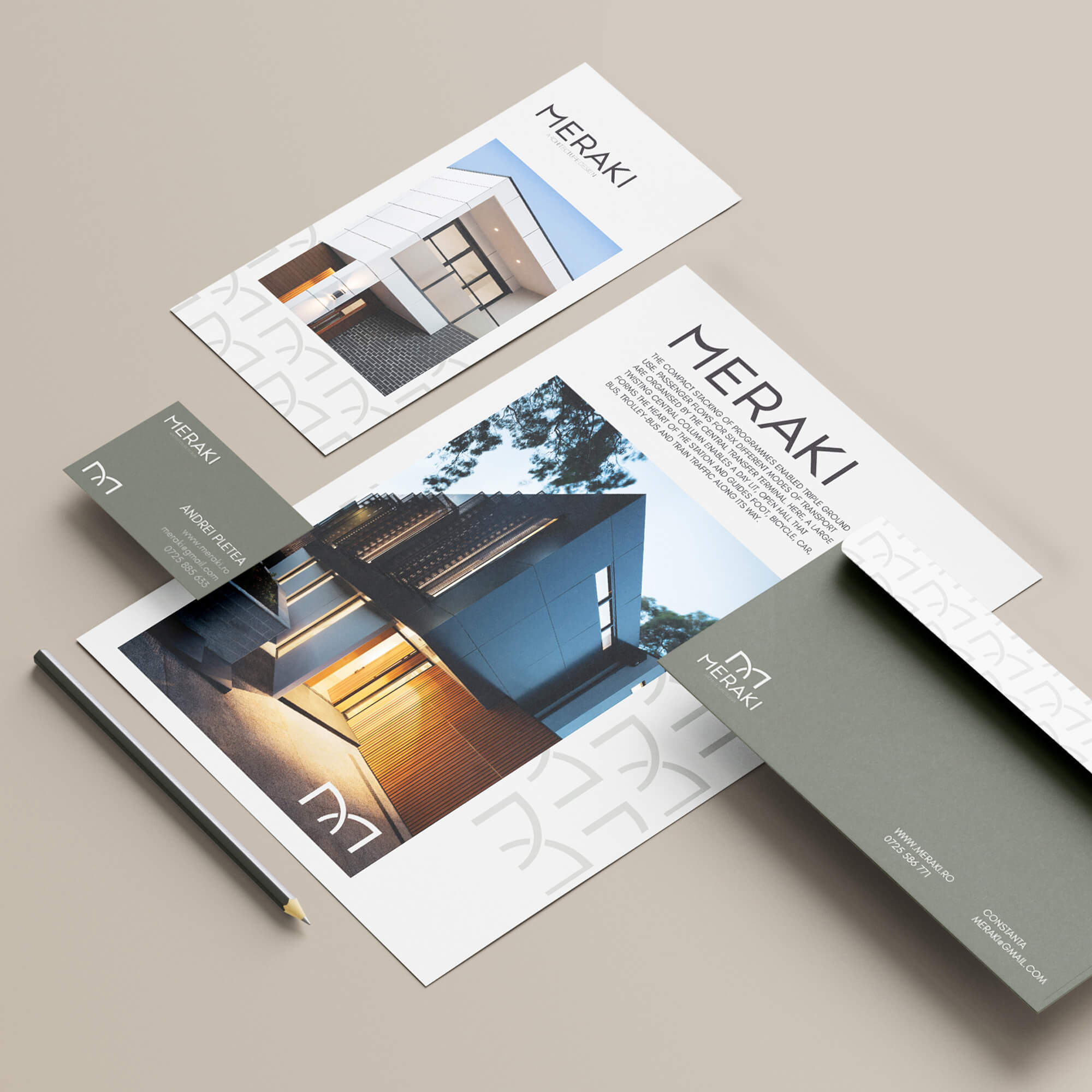 Meraki Architecture - Rebrand Studio